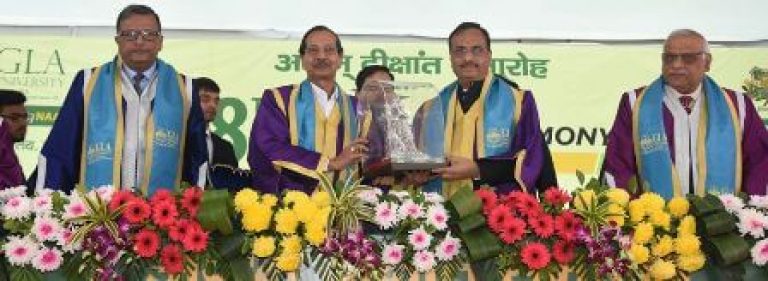 The eighth convocation was held at GLA University, Mathura. - Campusũtra