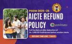 AICTE Refund Policy 2025 -2026. MBA Admission & Cancellation