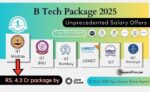 B Tech Package 2025 Cse Placements Average Salary