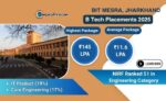 BIT Mesra Placement 2025, Highest CTC Offered is Rs.1 4 CPA