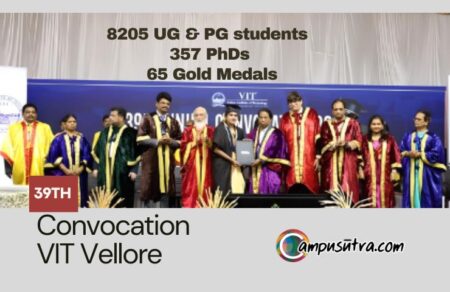 39th Convocation Held at VIT Vellore : Strive to improve employability ...