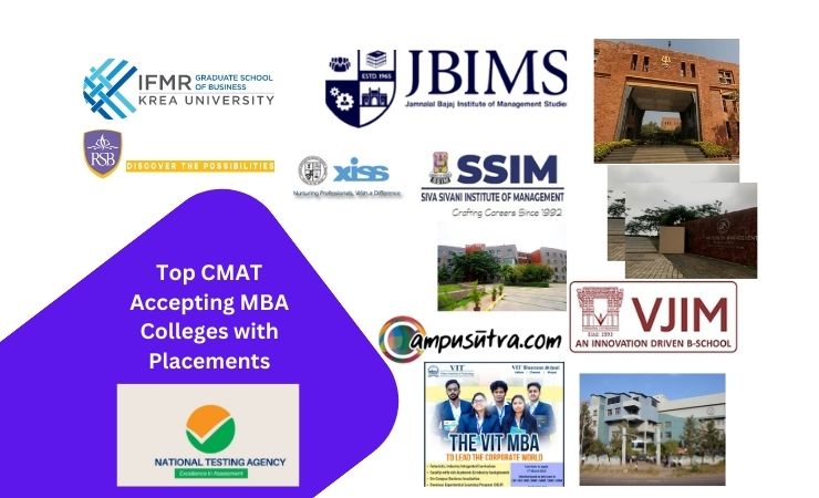 CMAT Accepting Top MBA Colleges and Average Salary