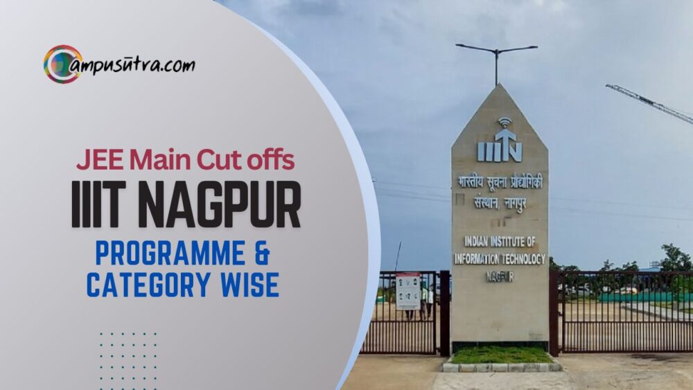 IIIT Nagpur cutoff. Category & programme Wise