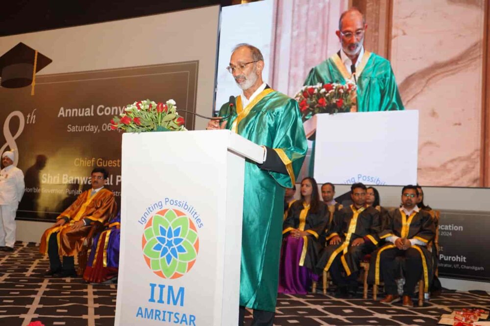 IIM Amritsar Celebrates Graduation for Over 320 Students