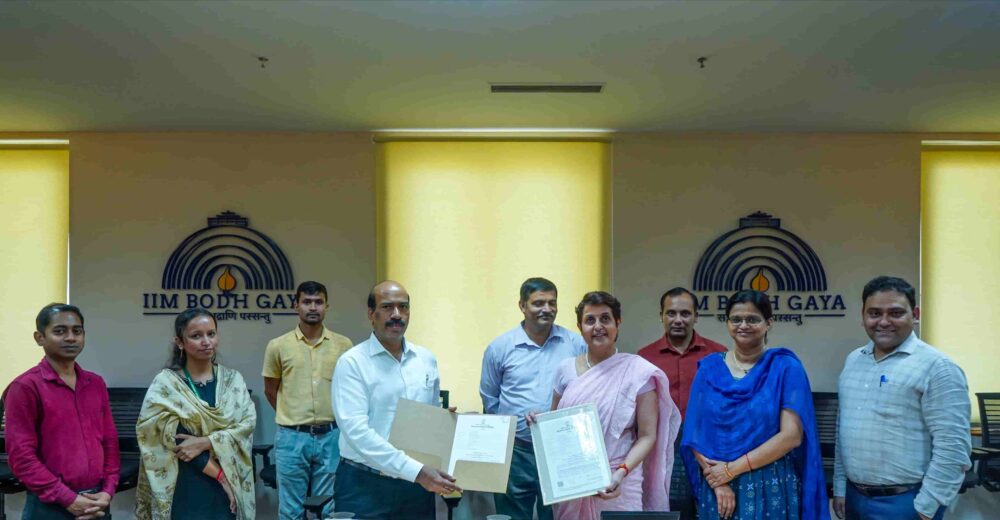 IIM Bodh Gaya Signs MoU with the Planning & Development Department of ...