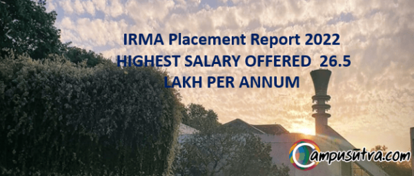 IRMA Placement 2022 - PGDM Rural Management.