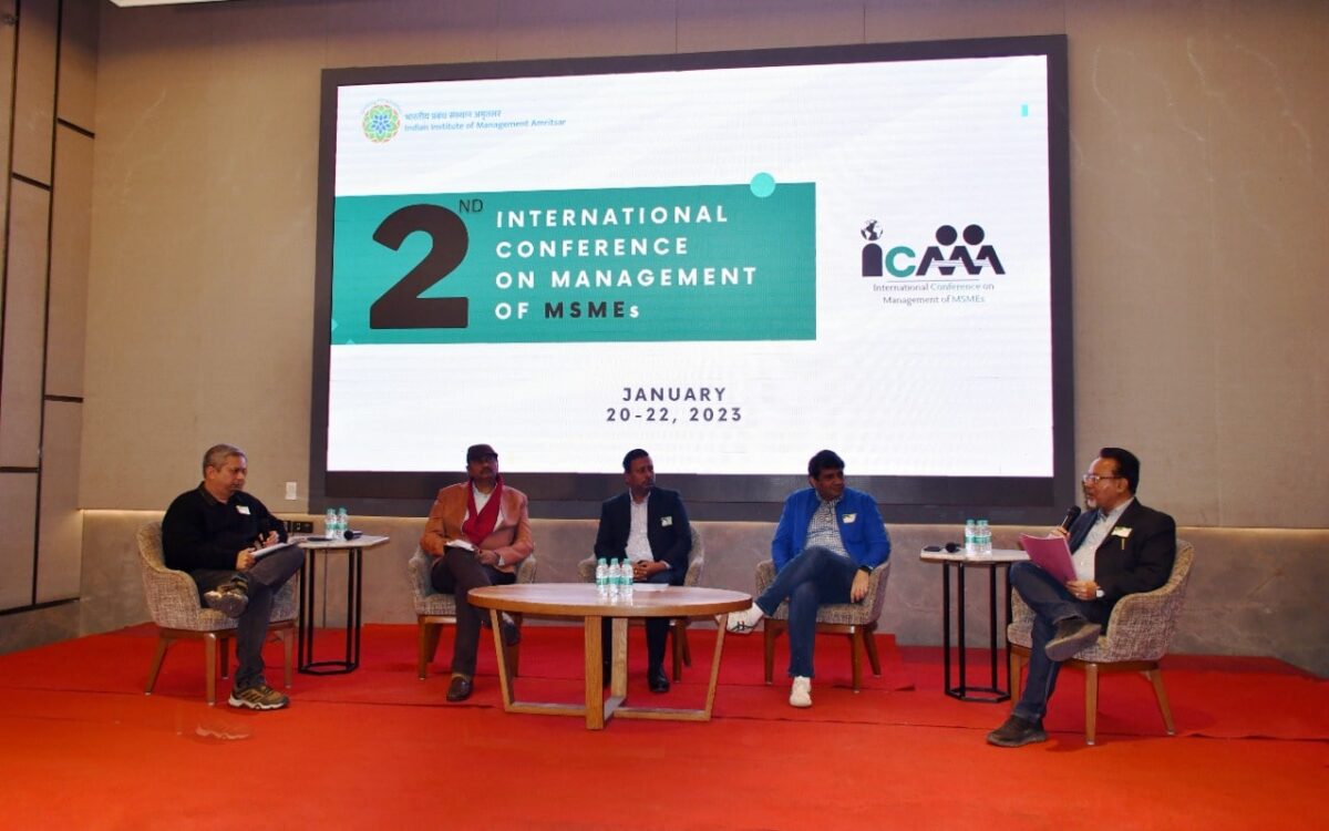 IIM Amritsar Kicks off International Conference on Management of MSMEs 2023