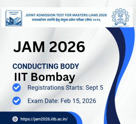 JAM 2026. Eligibility, Exam Pattern, Program offered by IITs
