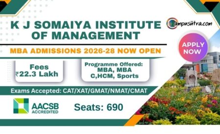 K J Somaiya MBA Admission 2026. Application Closing Soon