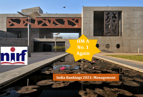 NIRF Rankings 2021 Management: IIM A tops Again