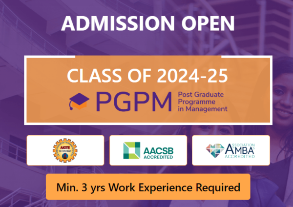 SPJIMR PGPM Admission 2024. Application Open