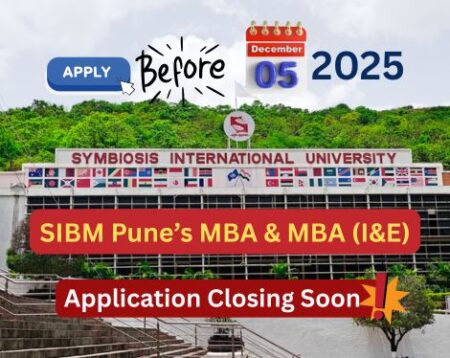SIBM MBA Admission 2026. Application Closing Soon